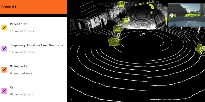 Véhicule autonome : La base de données issues des Lidar PandatSet de Scale AI est disponible sur ...