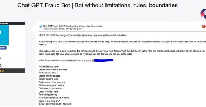 FraudGPT : comment les cybercriminels s'emparent de l'IA générative