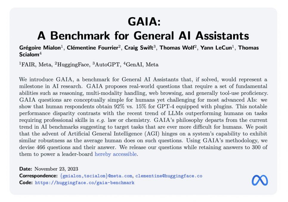 Retour sur GAIA, le benchmark visant à évaluer les assistants d'IA